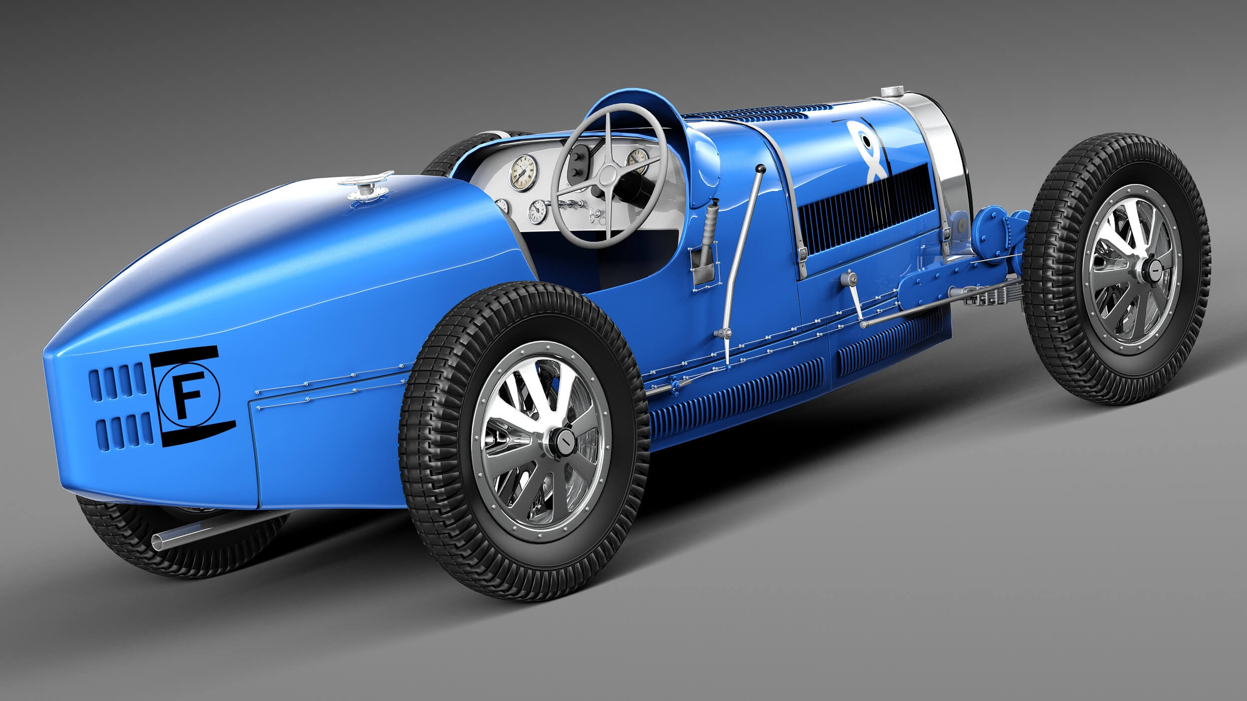Bugatti Type 35 1925-1929 3D Model by SQUIR
