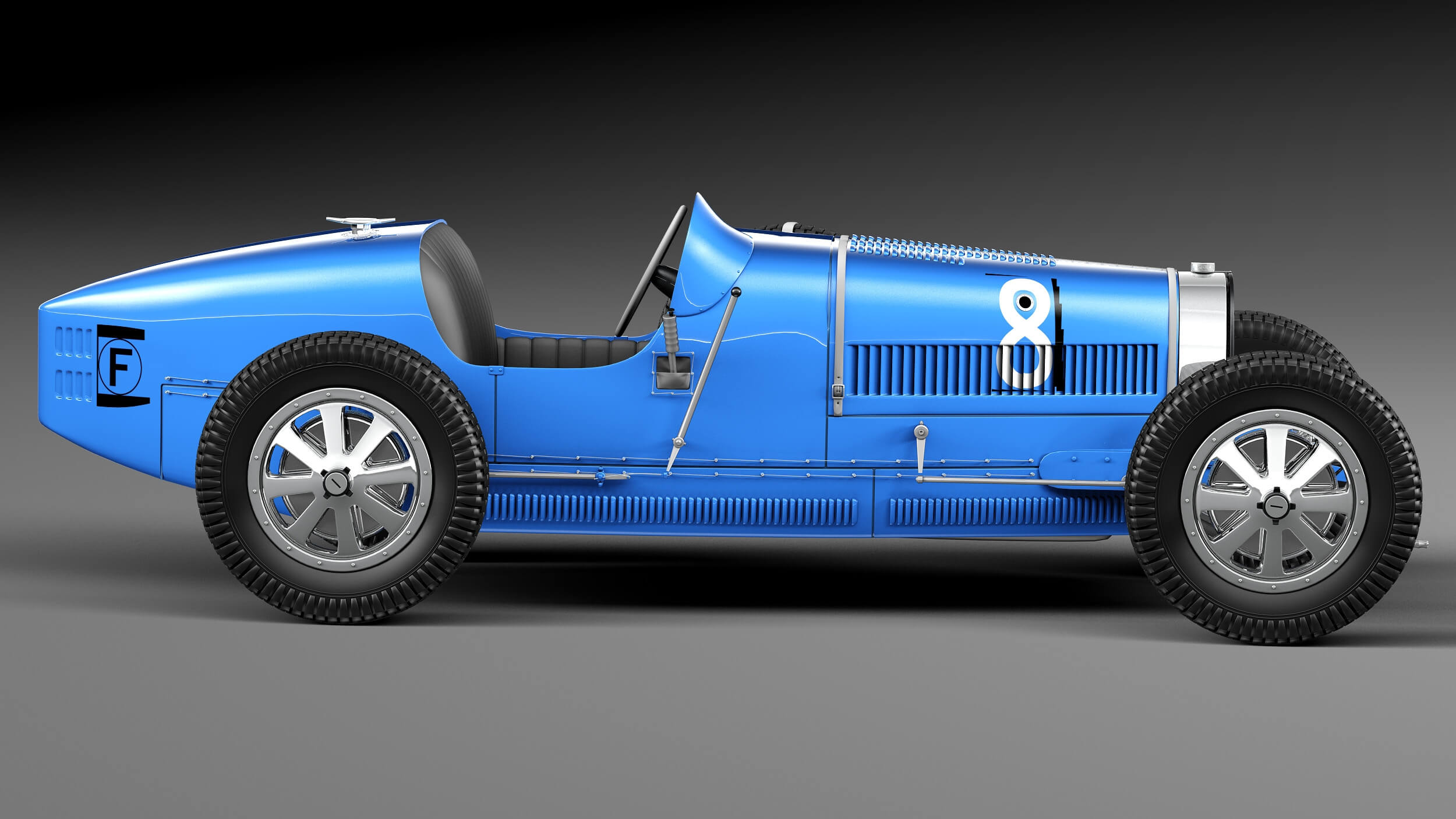 Bugatti Type 35 1925-1929 3D Model by SQUIR