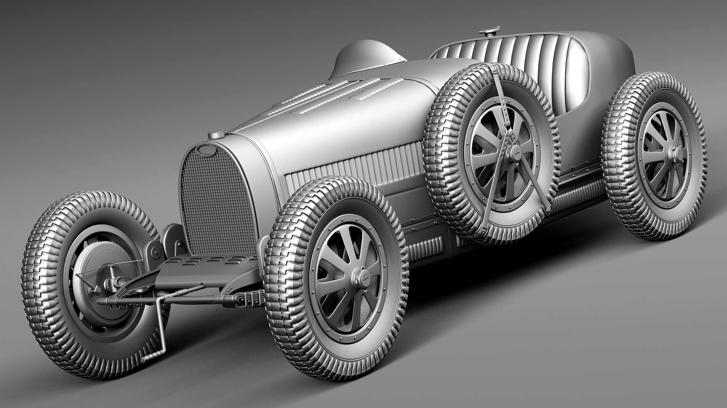 Bugatti Type 35 1925-1929 3D Model by SQUIR