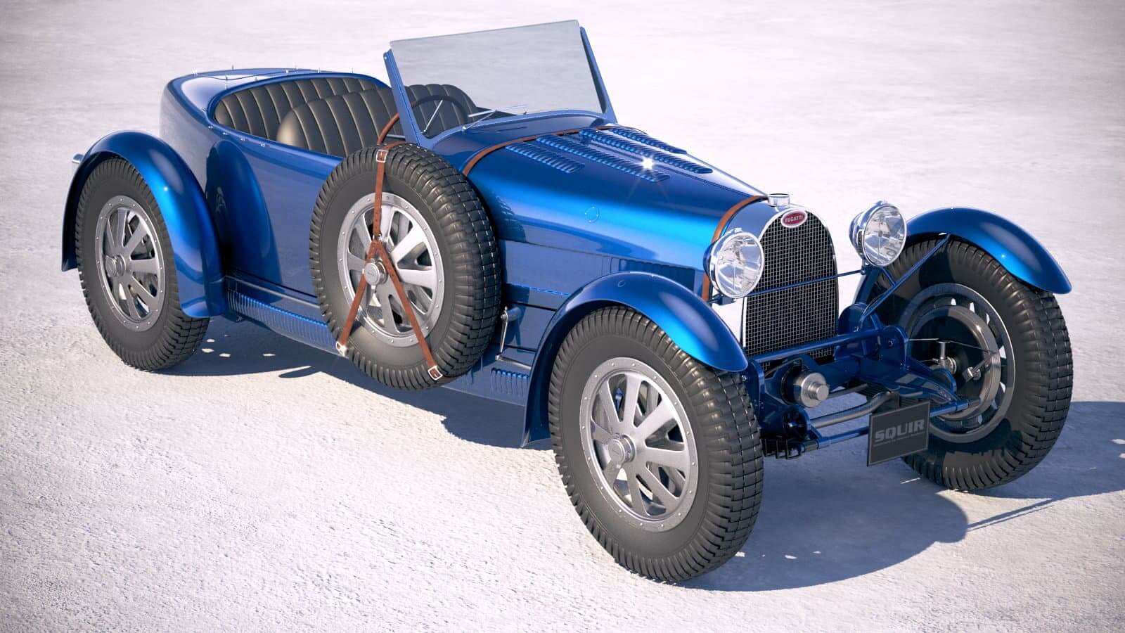 Bugatti Type 43 1922 1934 - 3D Model by SQUIR