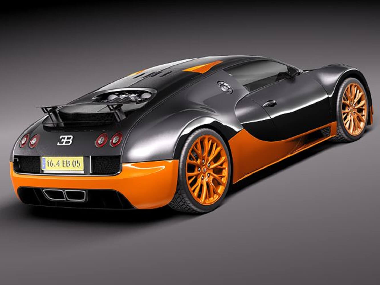 Bugatti Veyron Super Sport 2012 - 3D Model by SQUIR