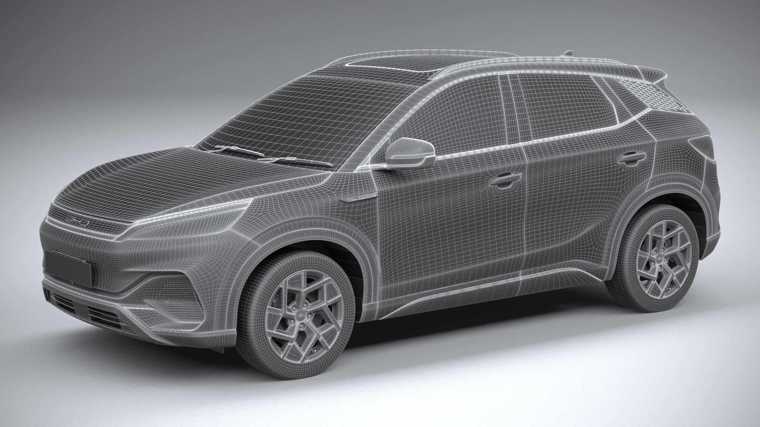 BYD Atto 3 2025 - 3D Model by SQUIR