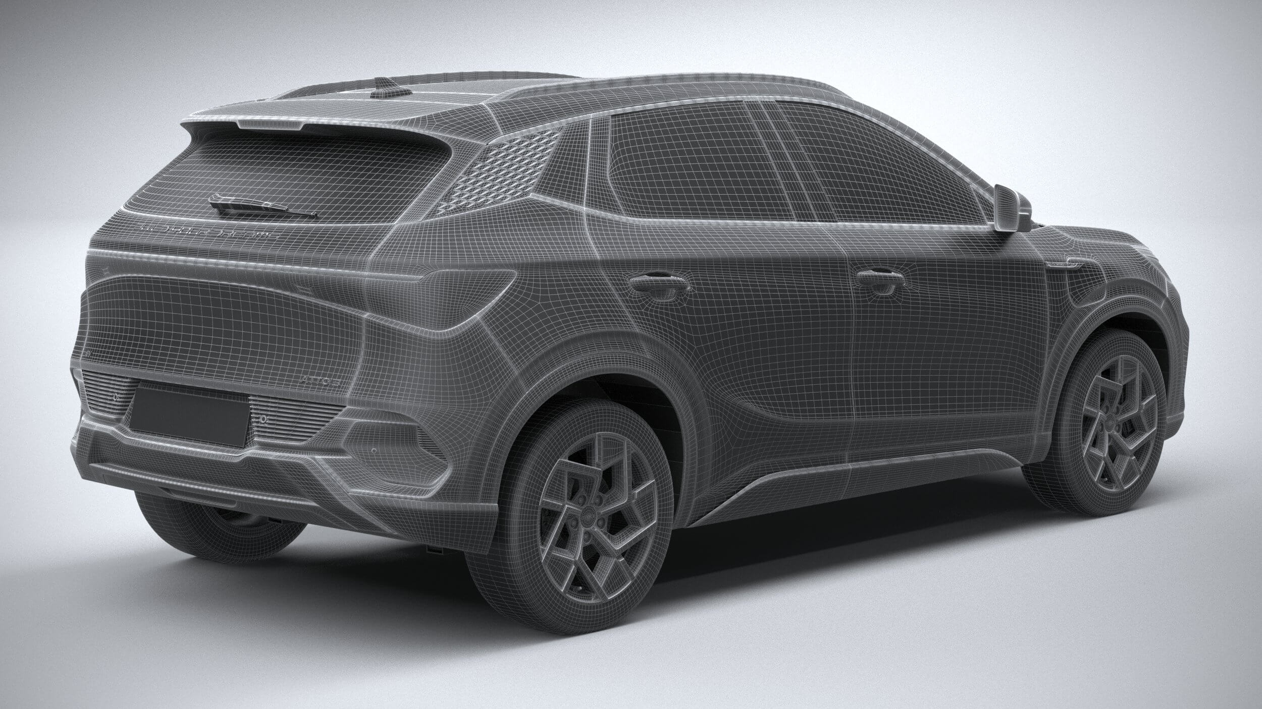 BYD Atto 3 2025 - 3D Model by SQUIR