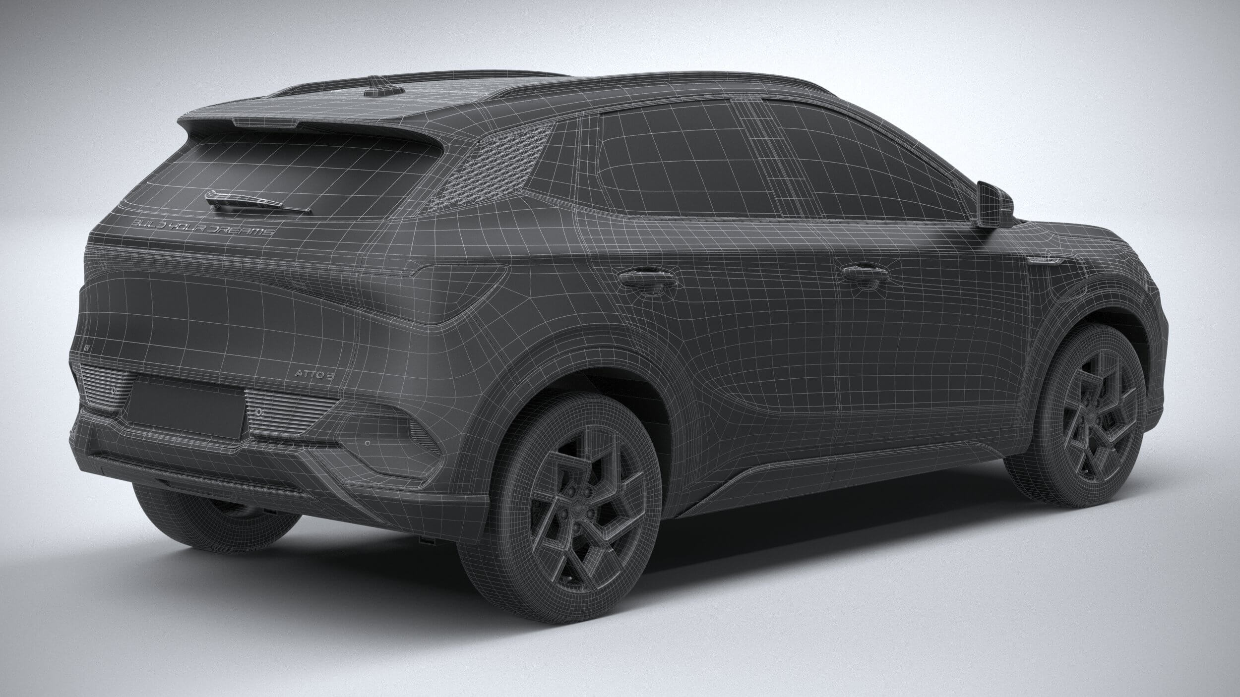 BYD Atto 3 2025 - 3D Model by SQUIR