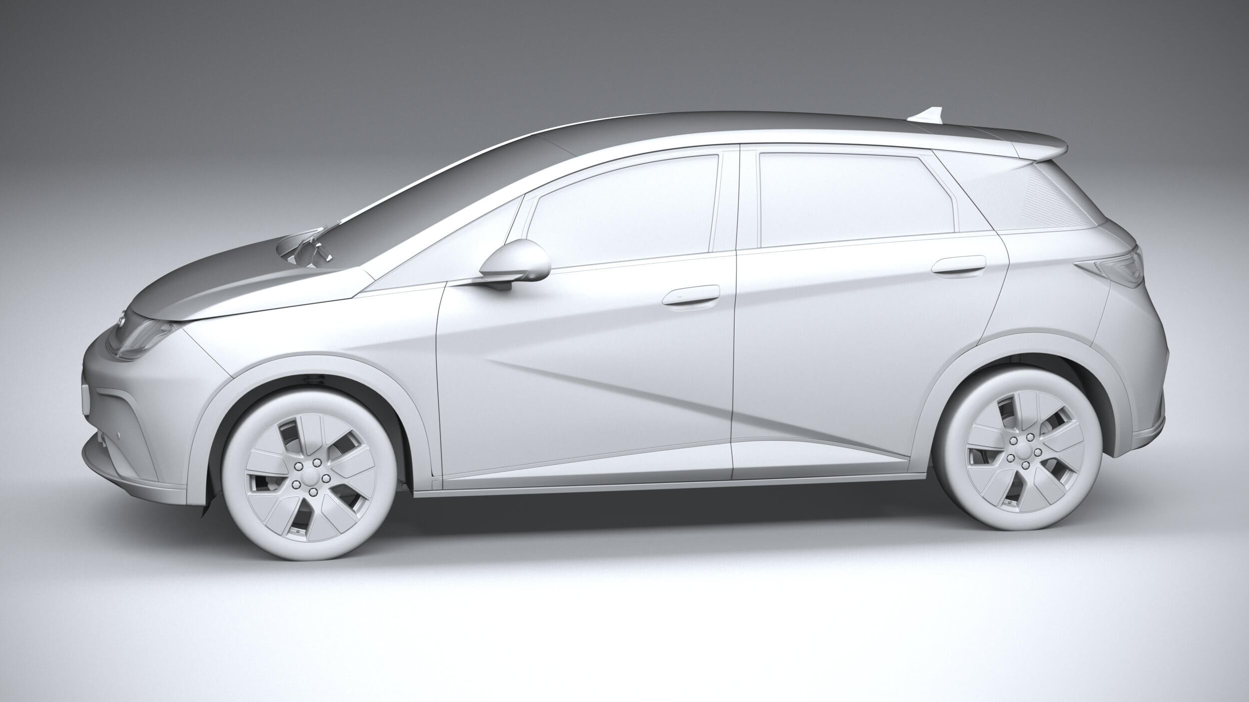 BYD Dolphin 2025 - 3D Model by SQUIR