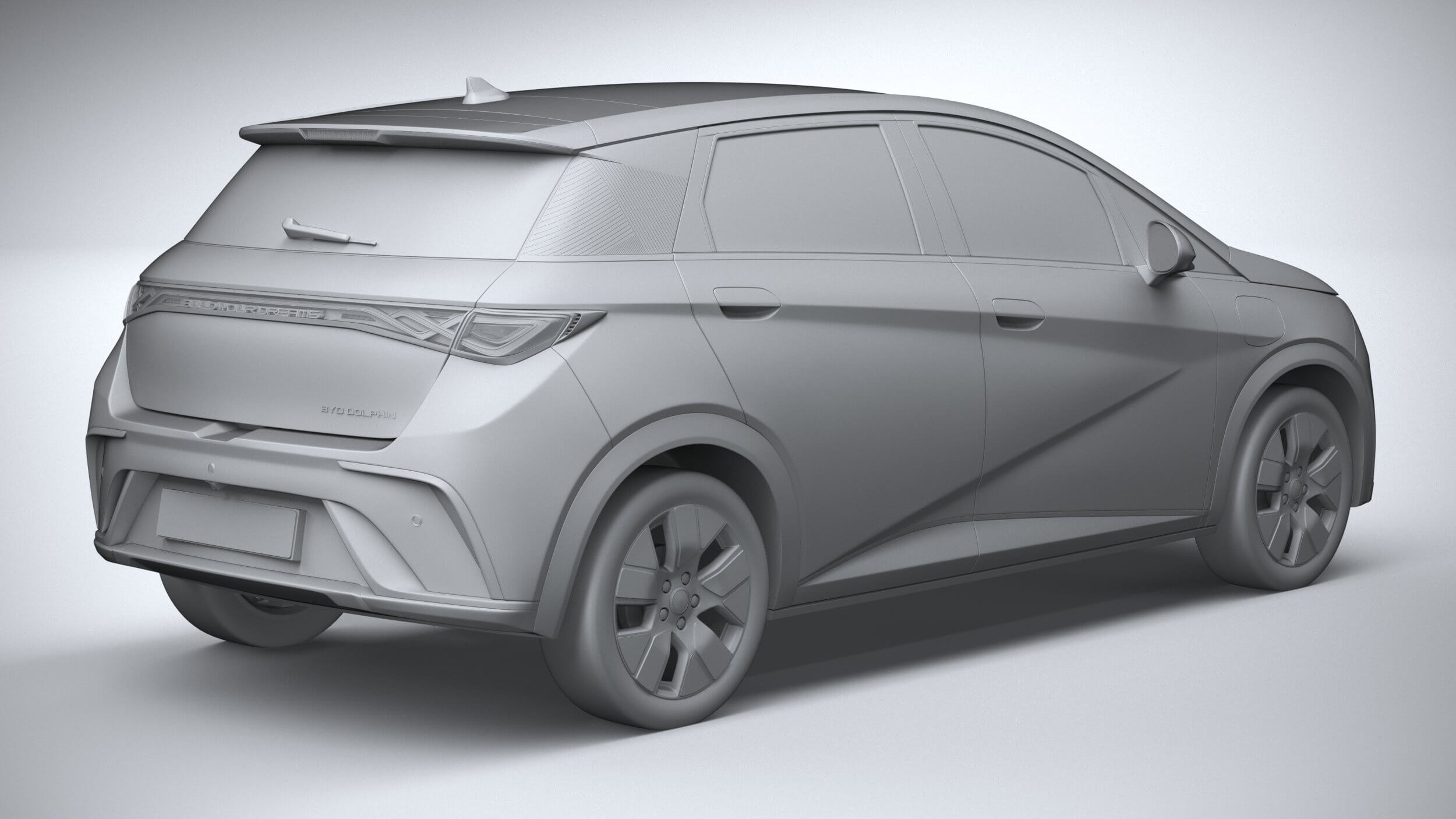 BYD Dolphin 2025 - 3D Model by SQUIR