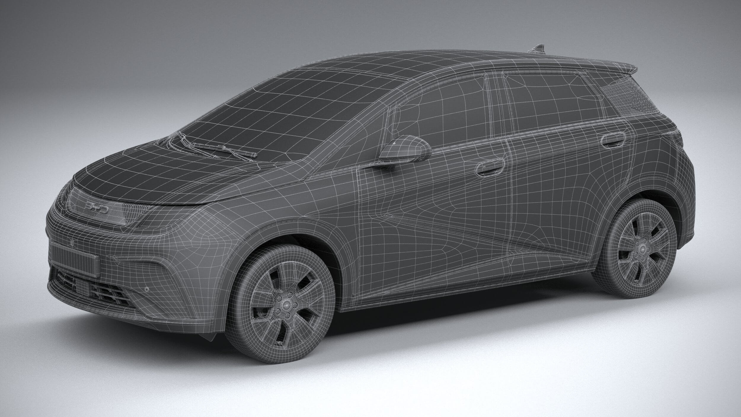 BYD Dolphin 2025 - 3D Model by SQUIR