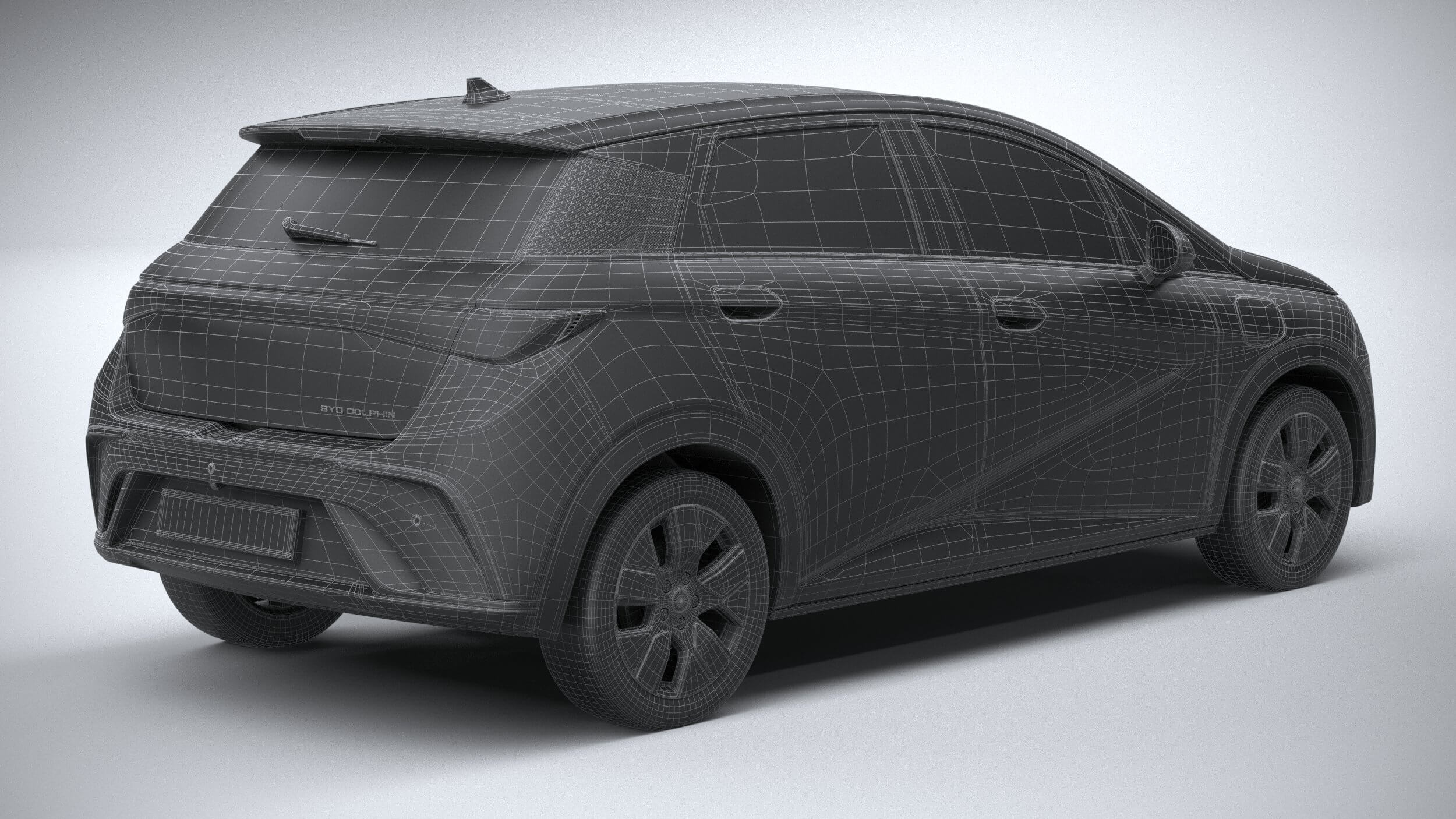 BYD Dolphin 2025 - 3D Model by SQUIR