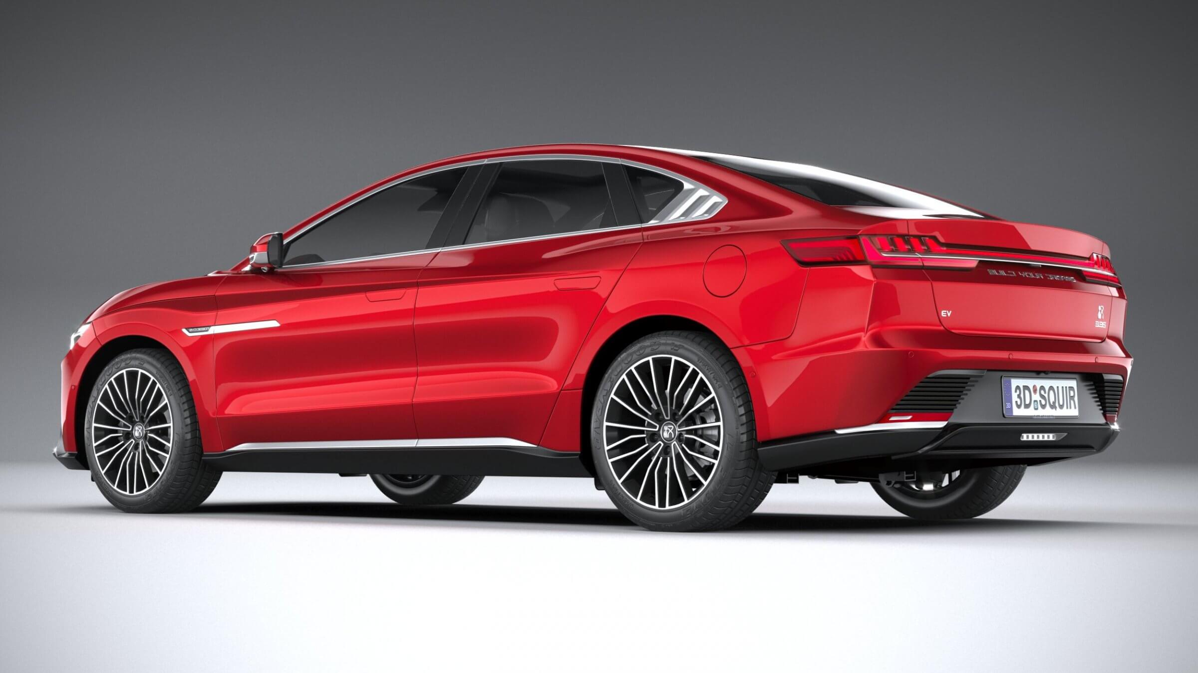 BYD Han 2023 - 3D Model by SQUIR