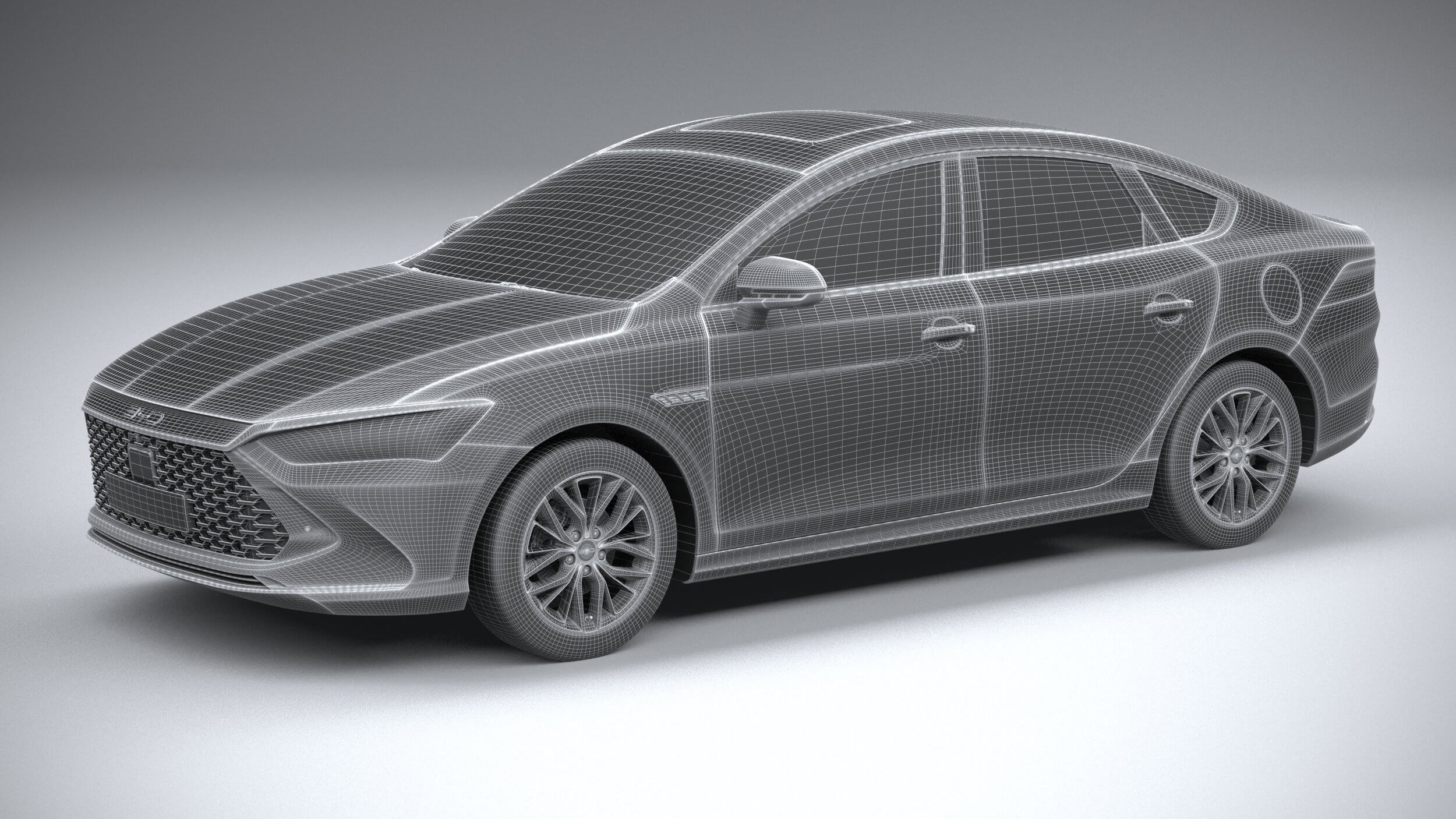 BYD Qin Plus 2024 - 3D Model by SQUIR