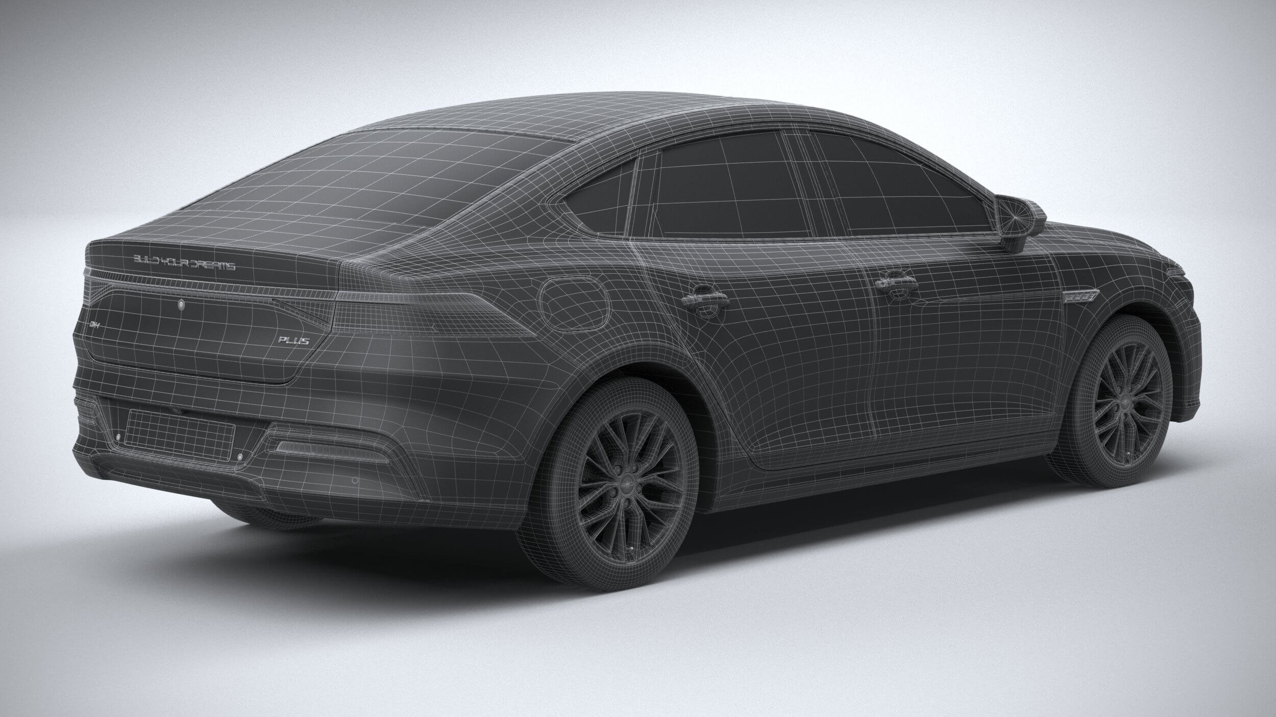 BYD Qin Plus 2024 - 3D Model by SQUIR