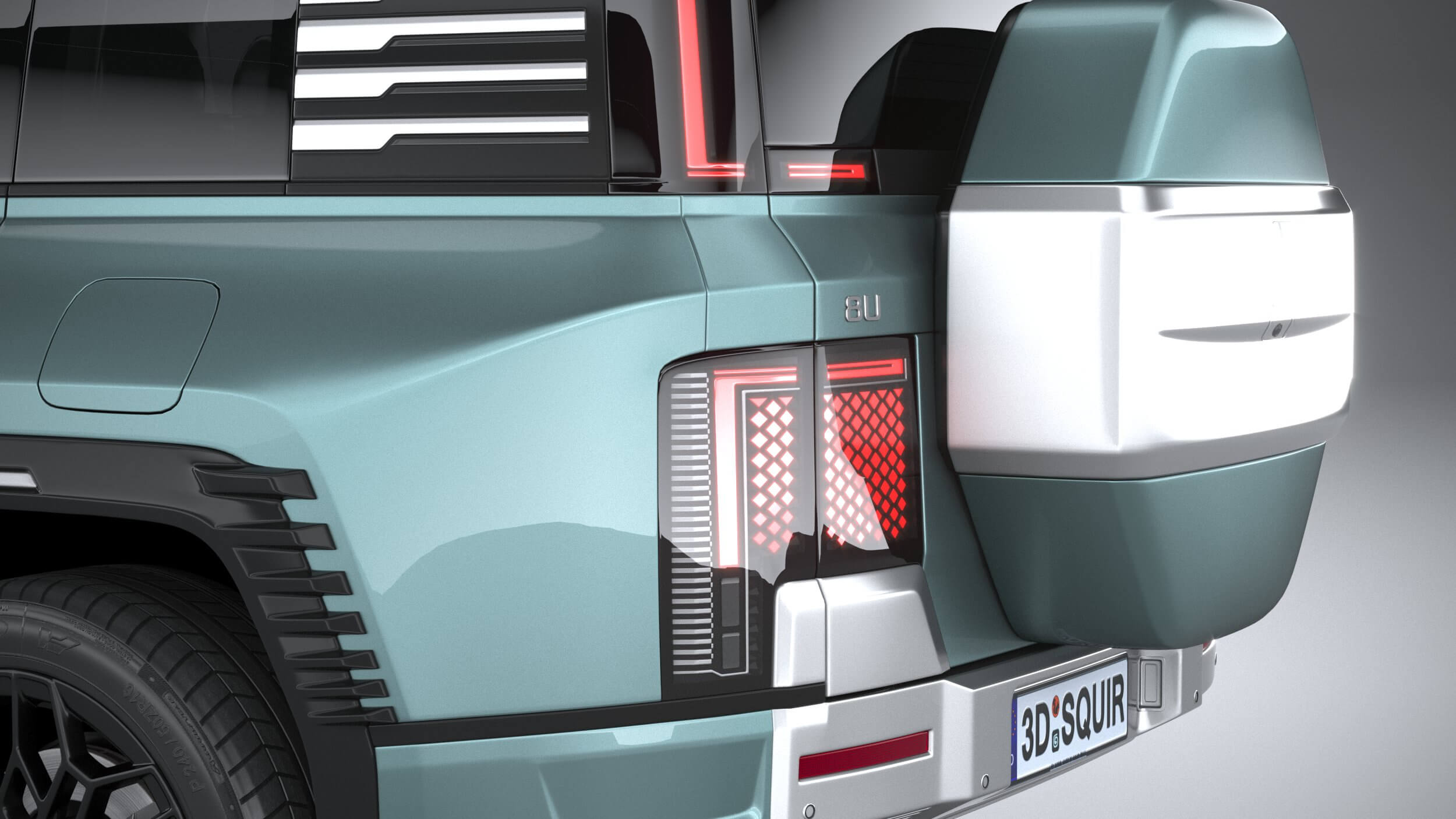 BYD Yangwang U8 2024 - 3D Model by SQUIR