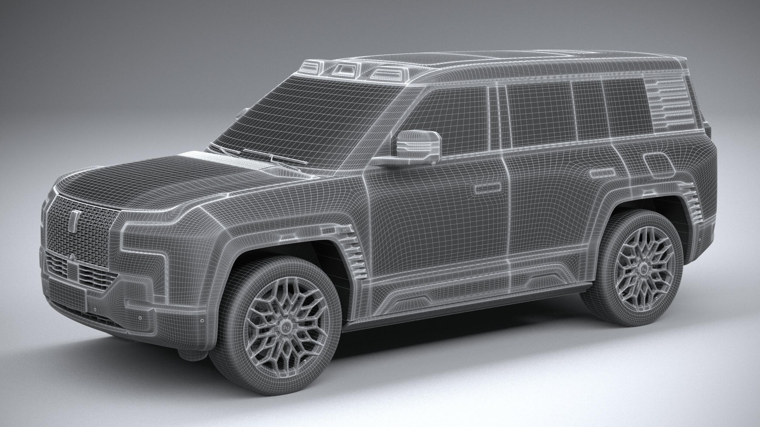 BYD Yangwang U8 2024 - 3D Model by SQUIR