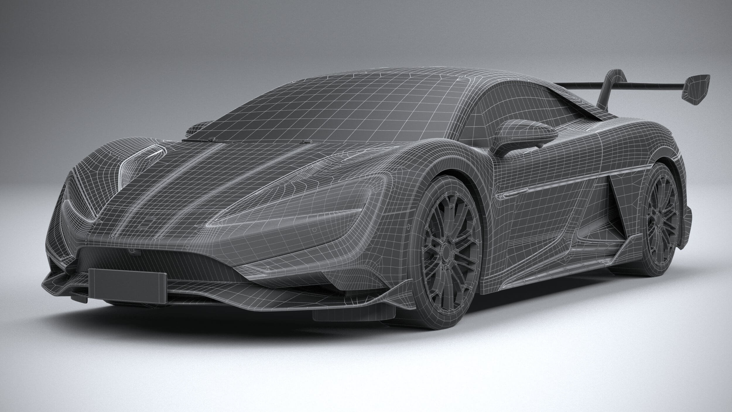 BYD Yangwang U9 2025 Low Poly - 3D Model by SQUIR