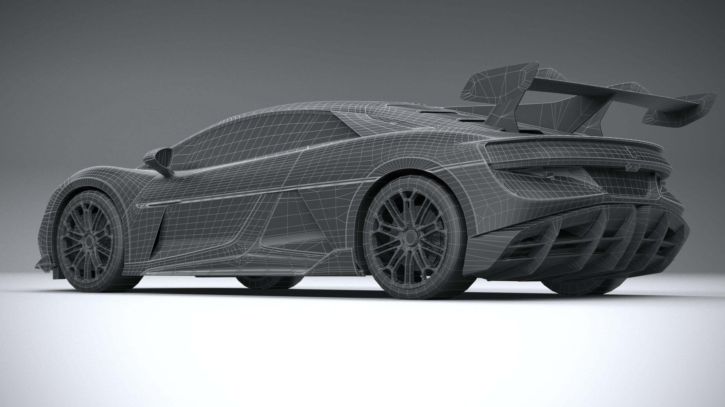 BYD Yangwang U9 2025 Low Poly - 3D Model by SQUIR