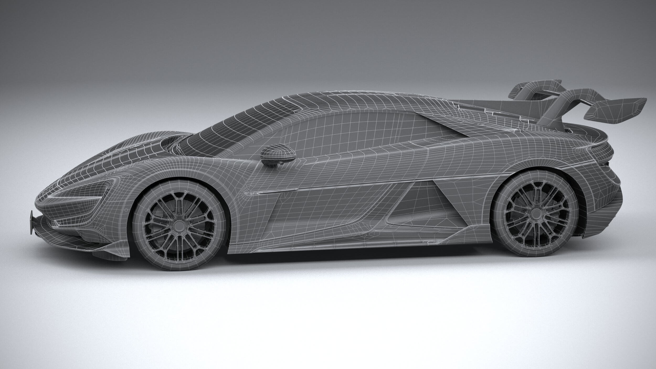 BYD Yangwang U9 2025 Low Poly - 3D Model by SQUIR