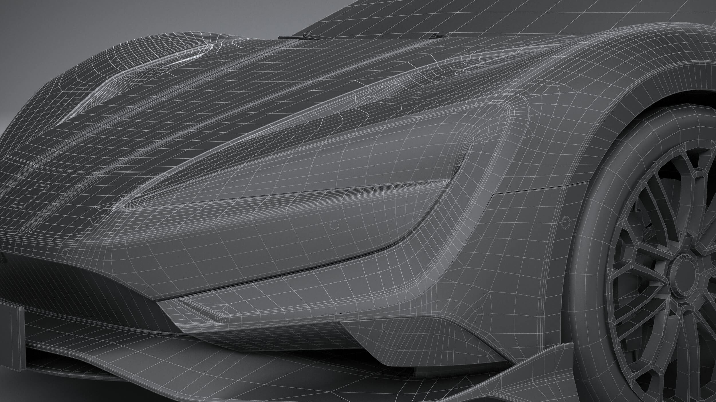 BYD Yangwang U9 2025 Low Poly - 3D Model by SQUIR