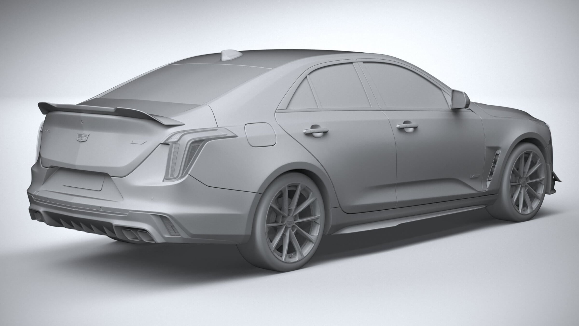 Cadillac CT4-V Blackwing 2022 3D Model by SQUIR