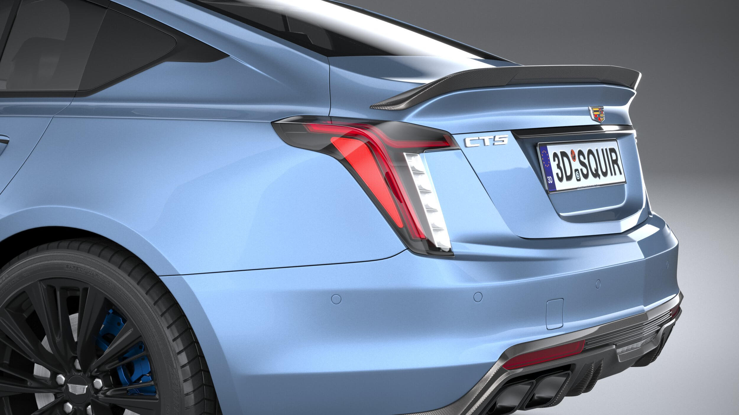 Cadillac CT5-V Blackwing 2025 3D Model by SQUIR