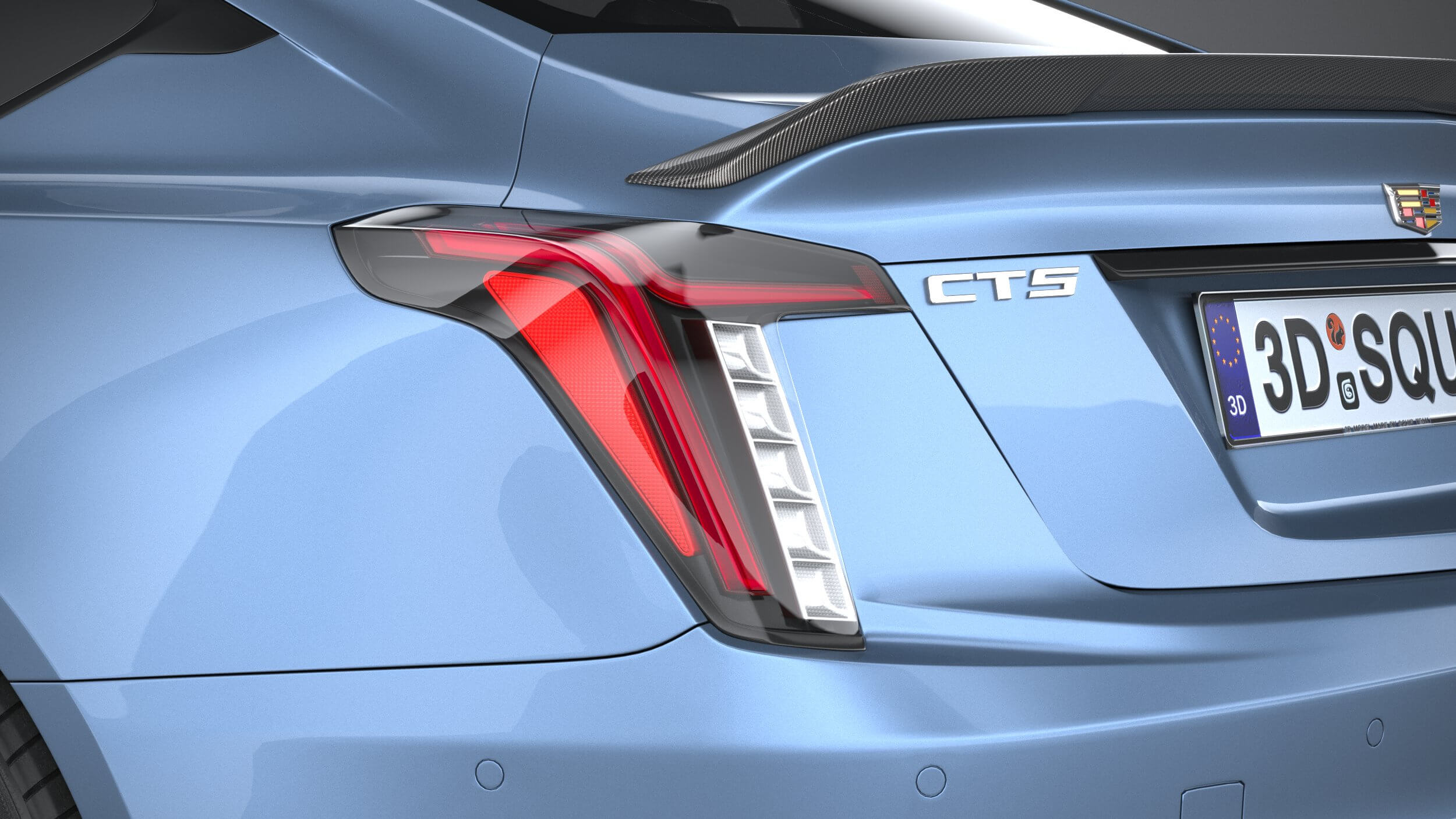 Cadillac CT5-V Blackwing 2025 3D Model by SQUIR
