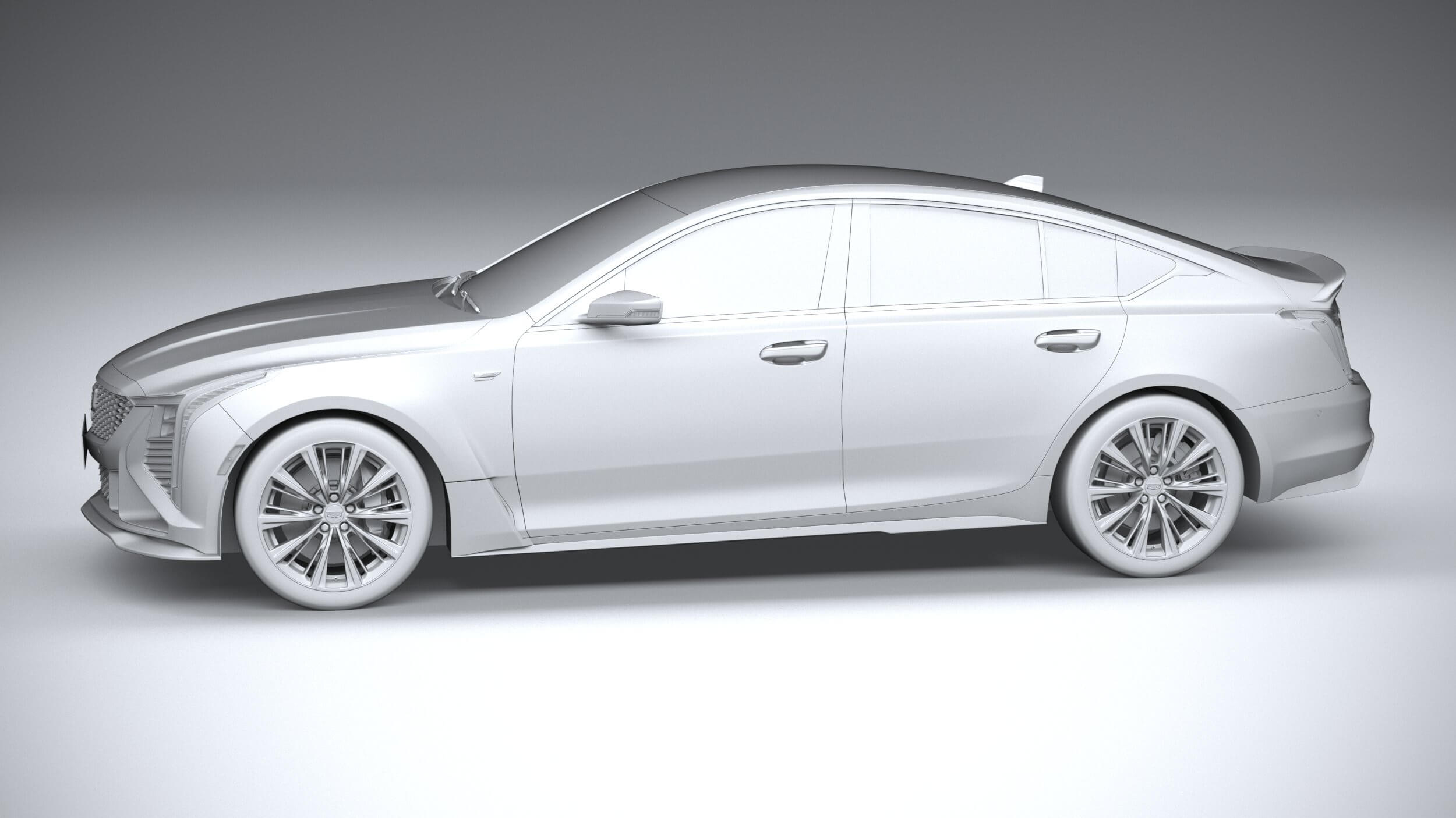 Cadillac CT5-V Blackwing 2025 3D Model by SQUIR