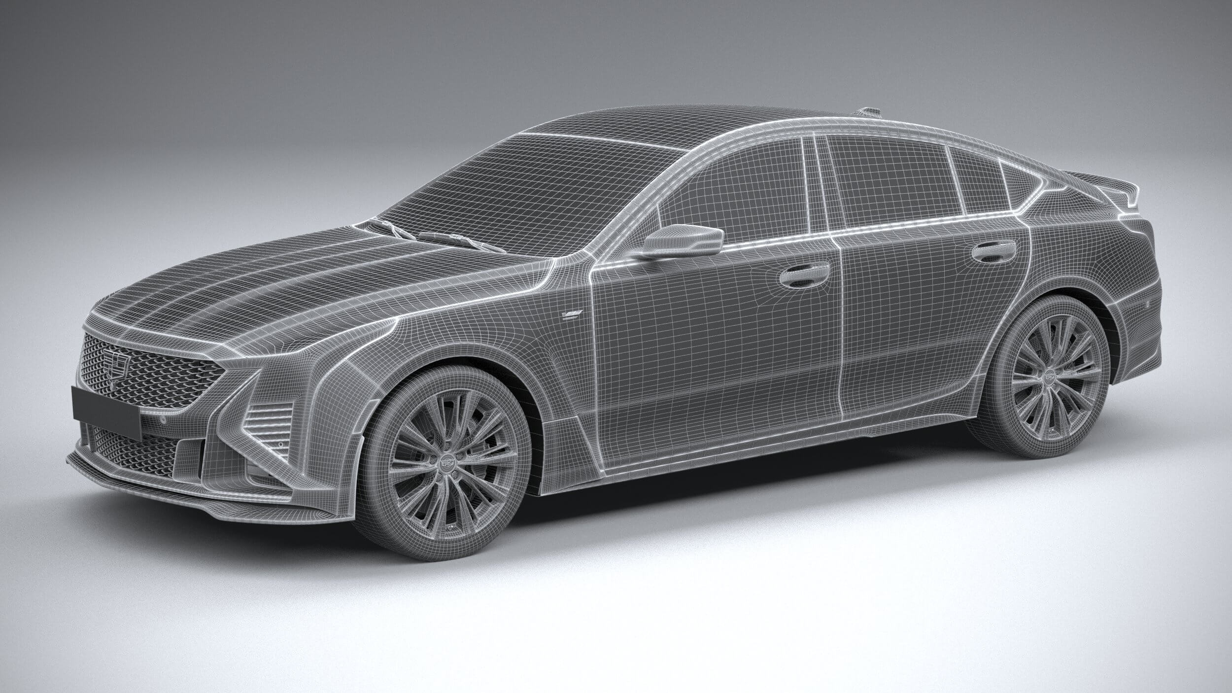 Cadillac CT5-V Blackwing 2025 3D Model by SQUIR