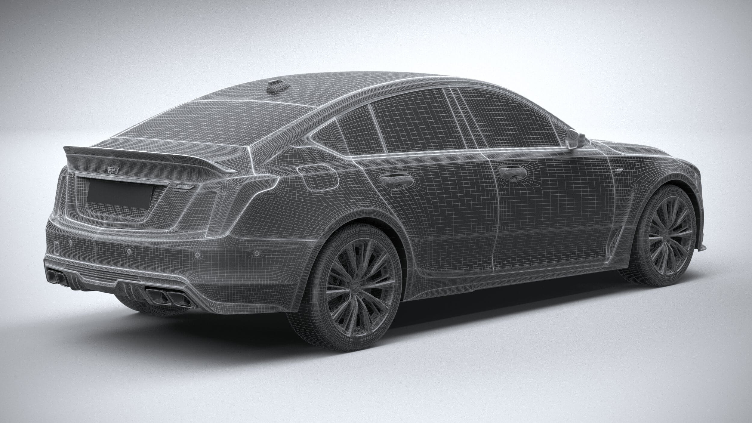Cadillac CT5-V Blackwing 2025 3D Model by SQUIR