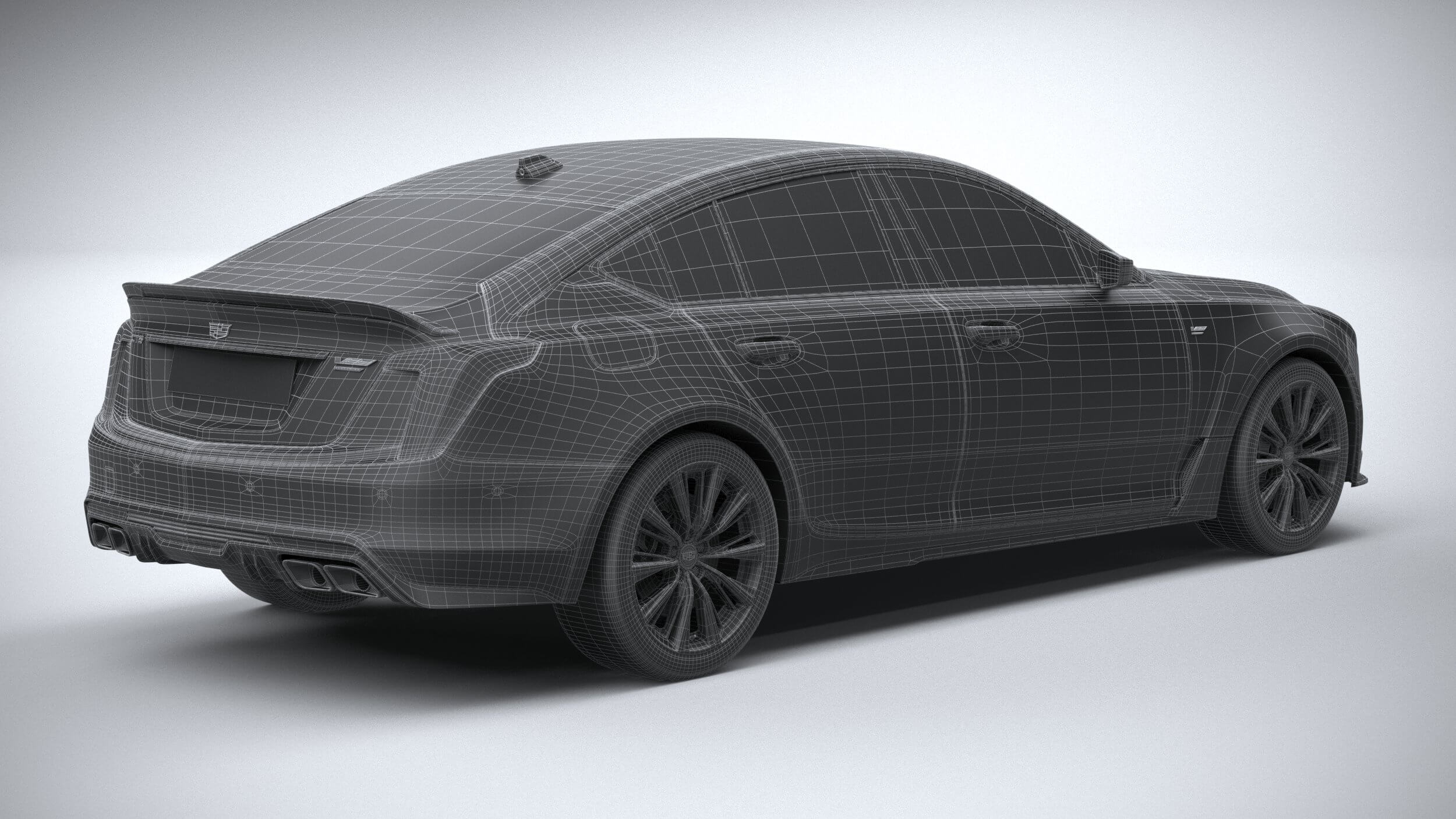 Cadillac CT5-V Blackwing 2025 3D Model by SQUIR