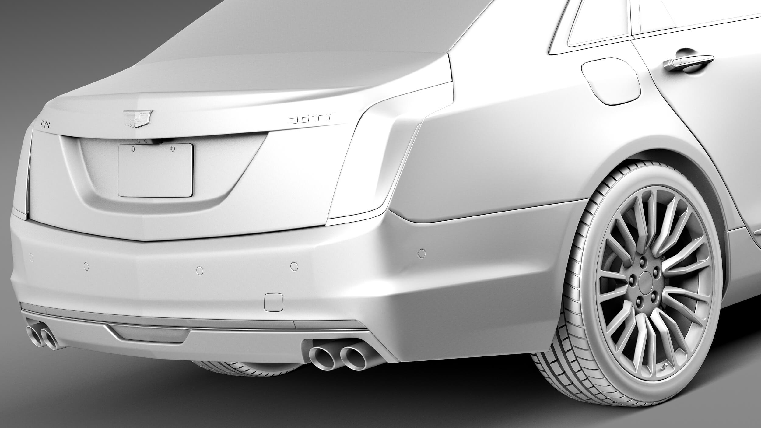 Cadillac CT6 2016 - 3D Model by SQUIR