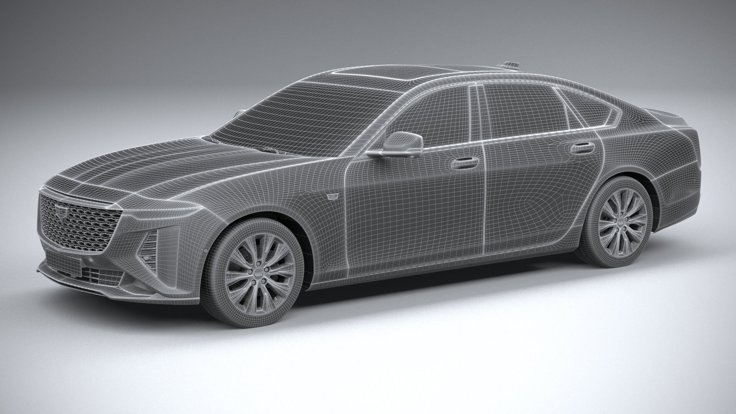 Cadillac CT6 2024 - 3D Model by SQUIR