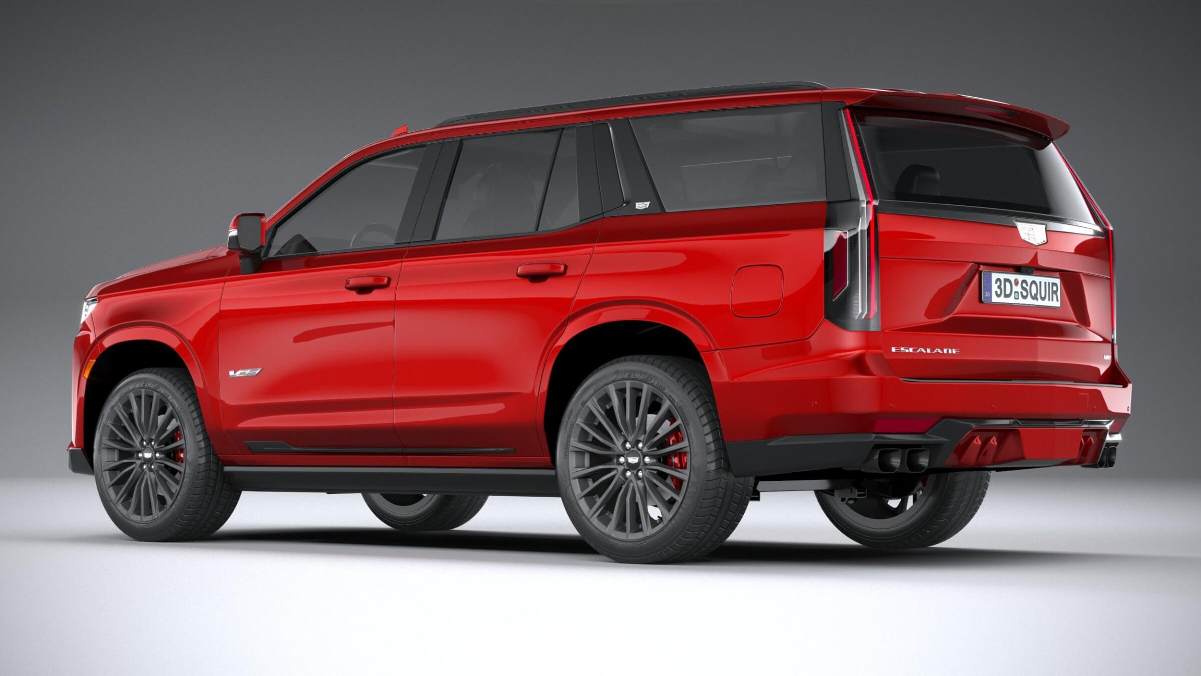 Cadillac Escalade-V 2023 3D Model by SQUIR