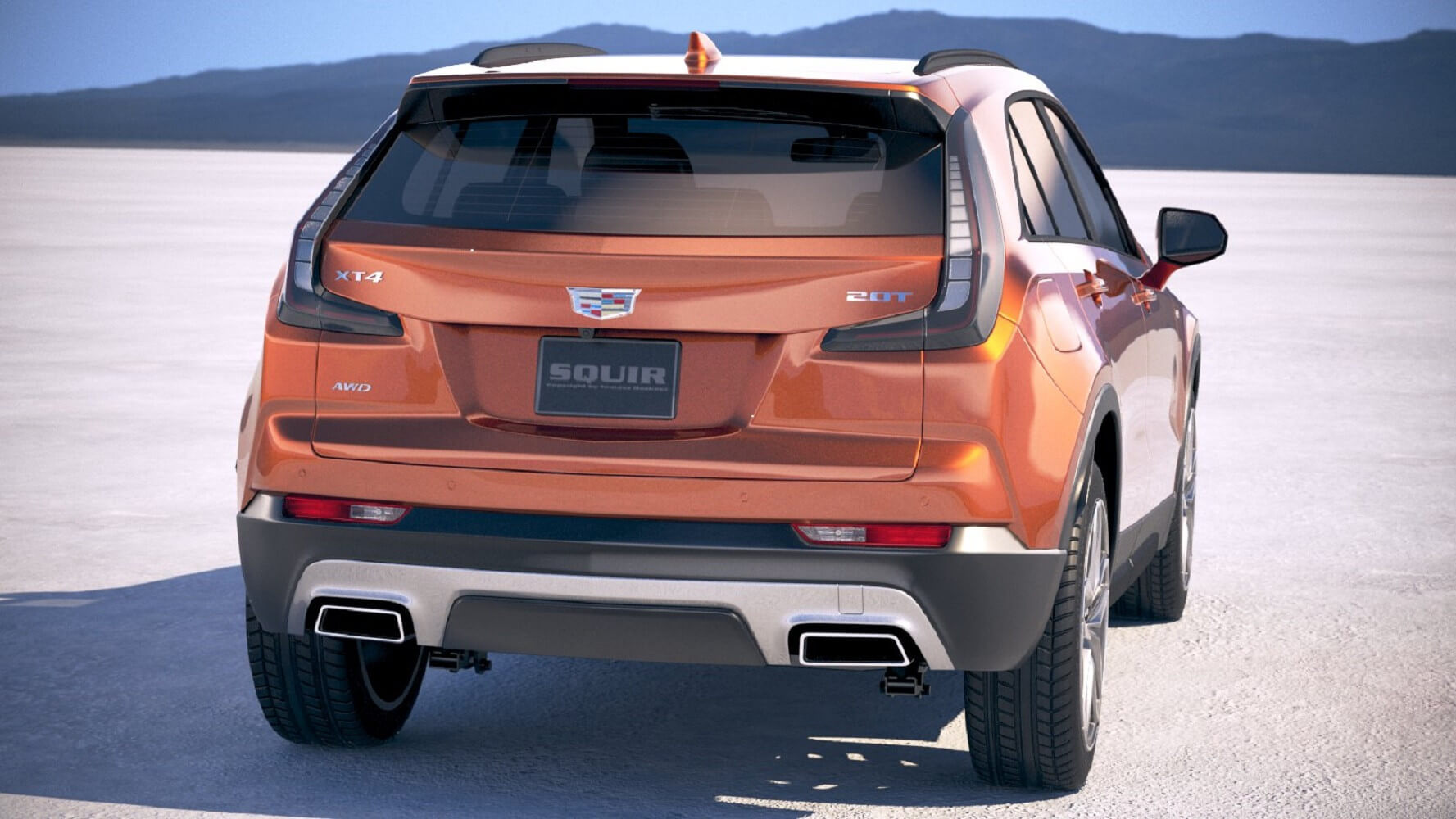 Cadillac XT4 2019 - 3D Model by SQUIR