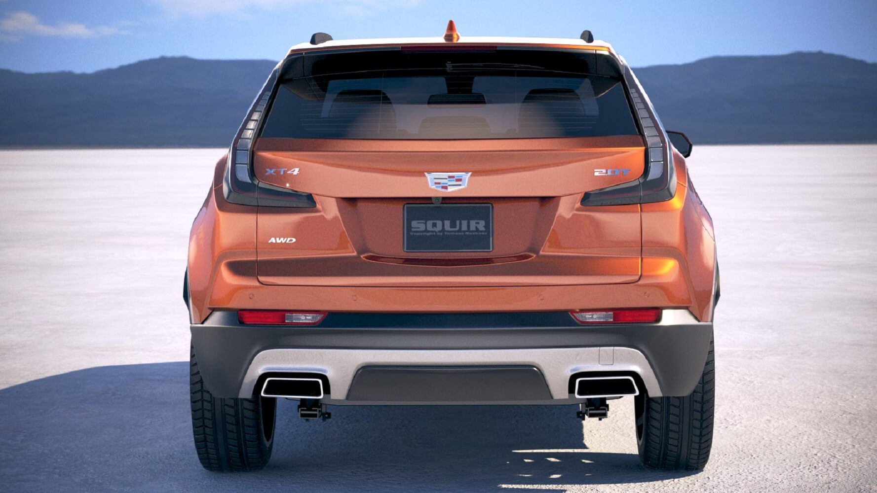 Cadillac XT4 2019 - 3D Model by SQUIR