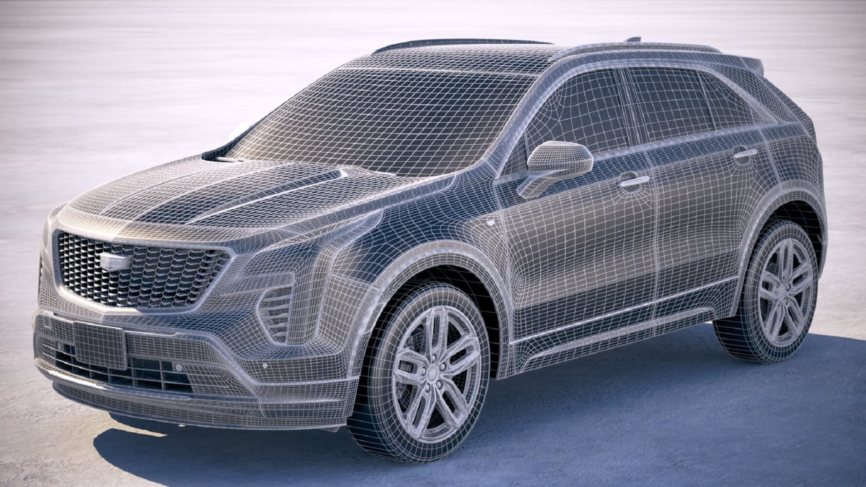 Cadillac XT4 2019 - 3D Model by SQUIR