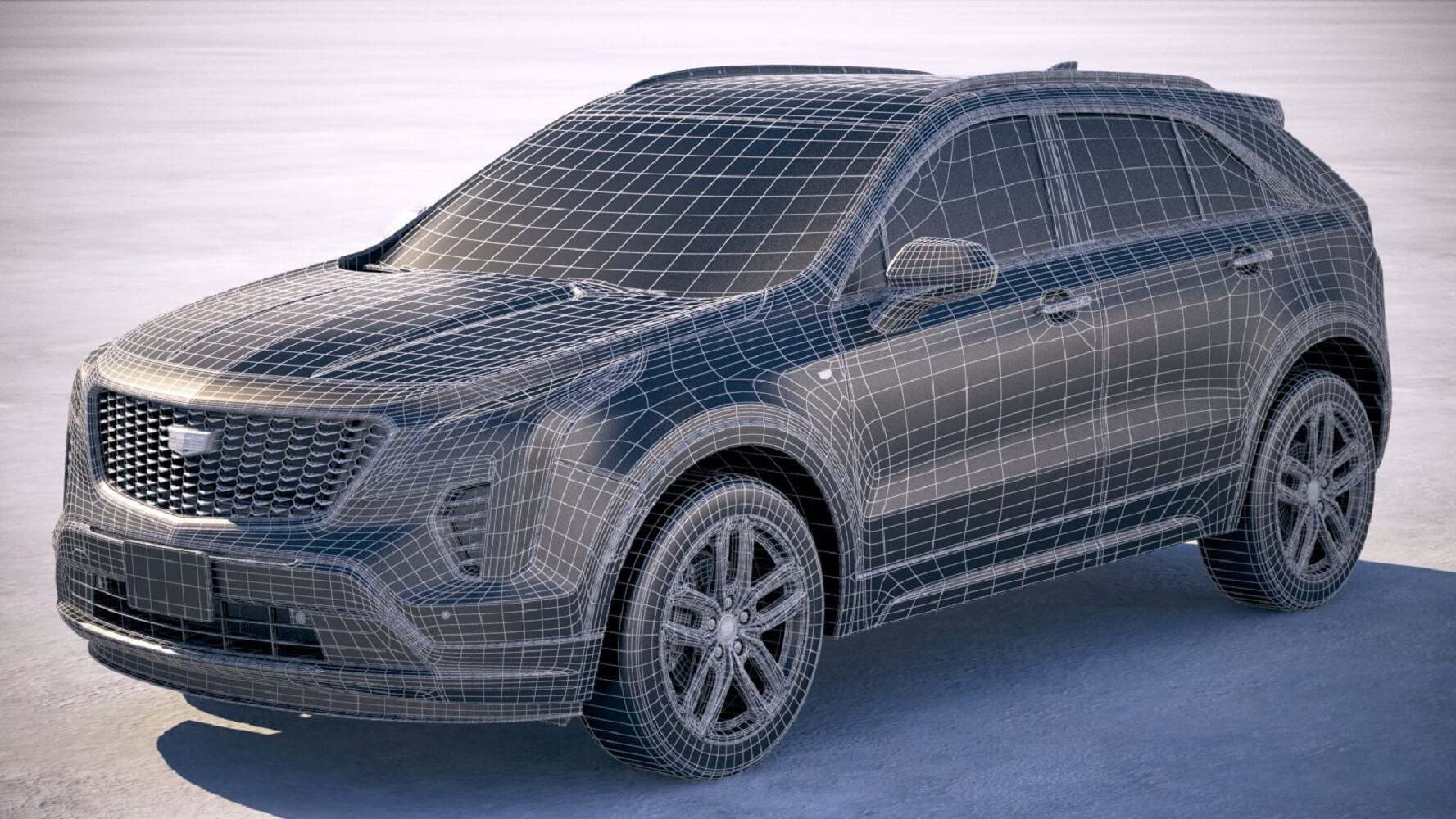 Cadillac XT4 2019 - 3D Model by SQUIR