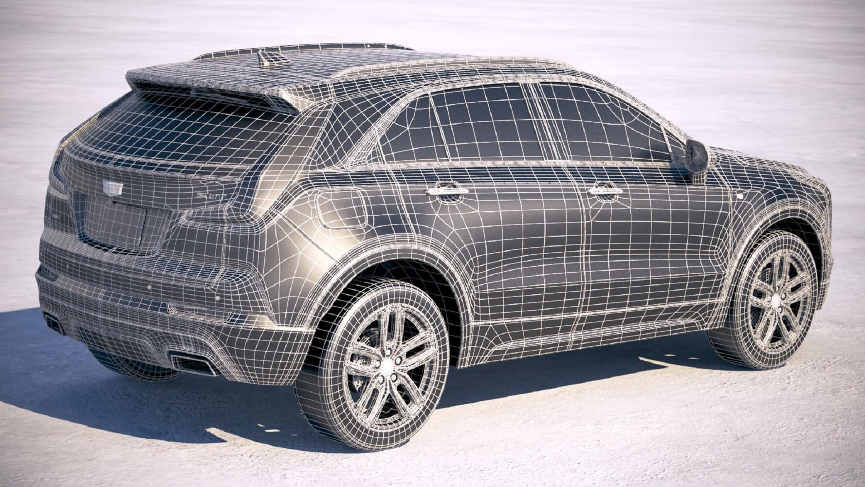 Cadillac XT4 2019 - 3D Model by SQUIR