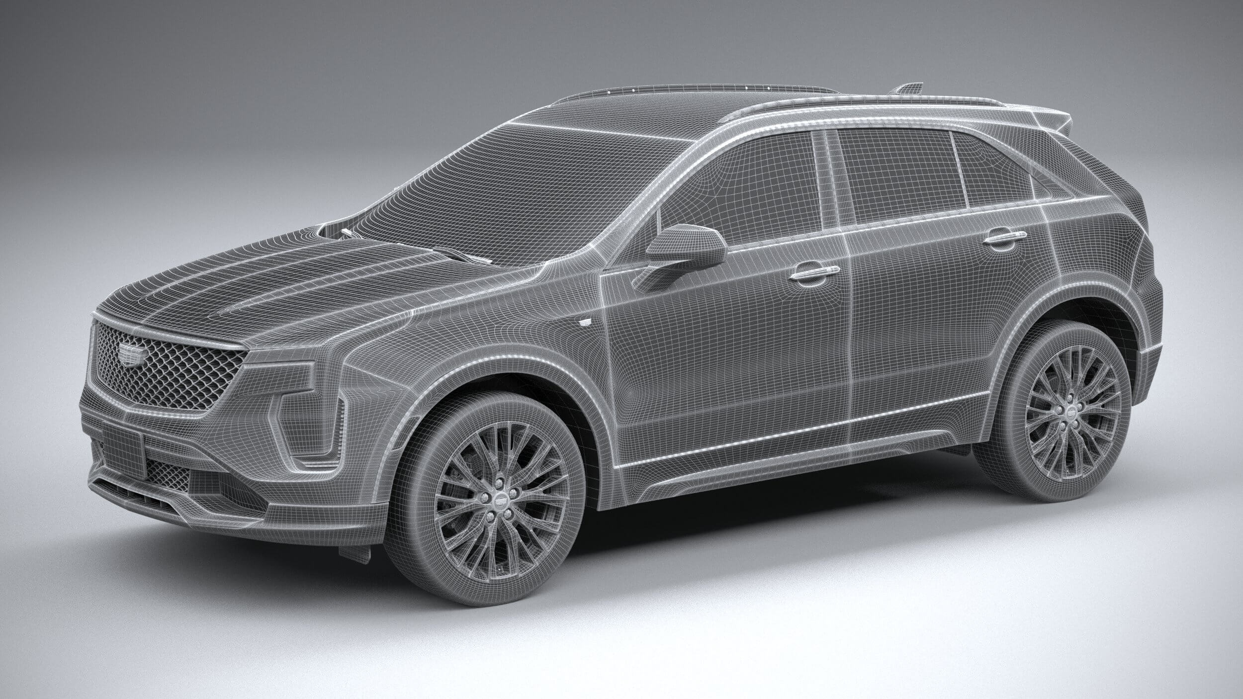 Cadillac XT4 2024 - 3D Model by SQUIR
