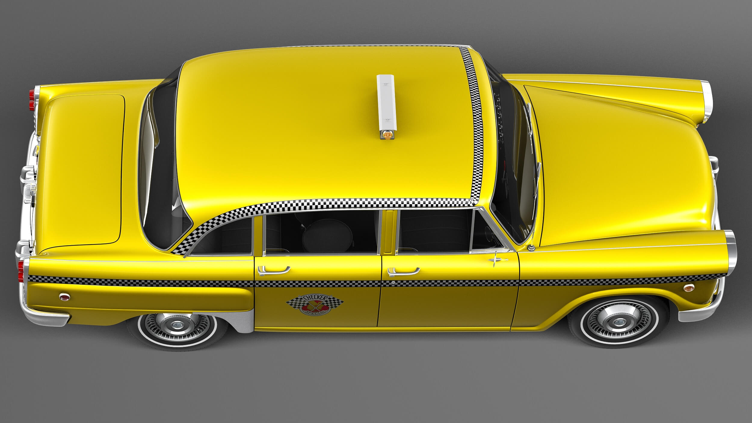 Checker Cab A8 Marathon 1956-1982 3D Model by SQUIR