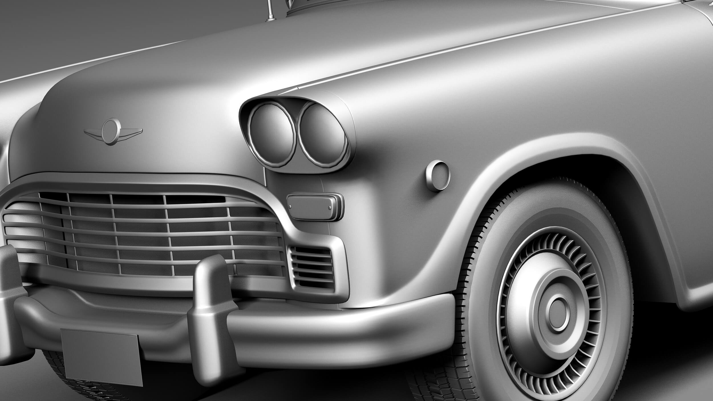 Checker Cab A8 Marathon 1956-1982 3D Model by SQUIR