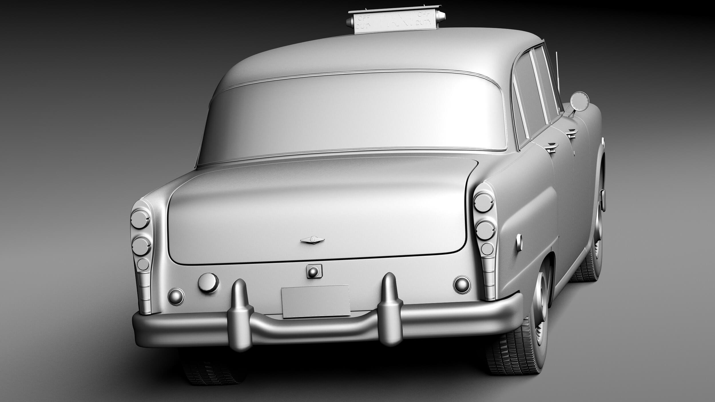 Checker Cab A8 Marathon 1956-1982 3D Model by SQUIR