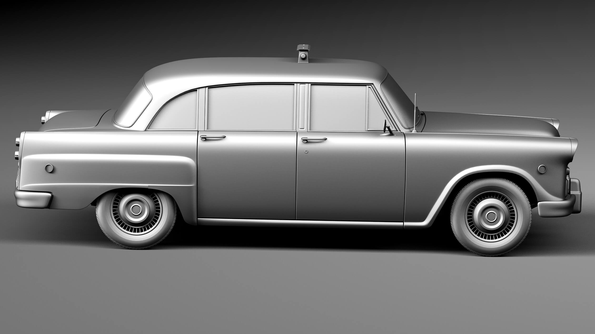 Checker Cab A8 Marathon 1956-1982 3D Model by SQUIR