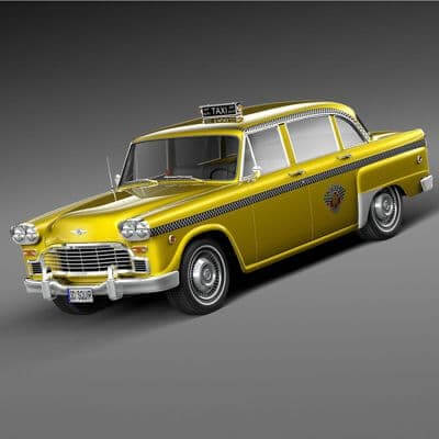 Checker Cab A8 Marathon 1956-1982 3D Model by SQUIR