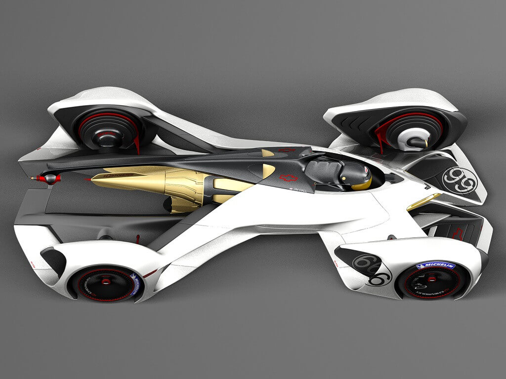 Chevrolet Chaparral 2X VGT Concept - 3D Model by SQUIR