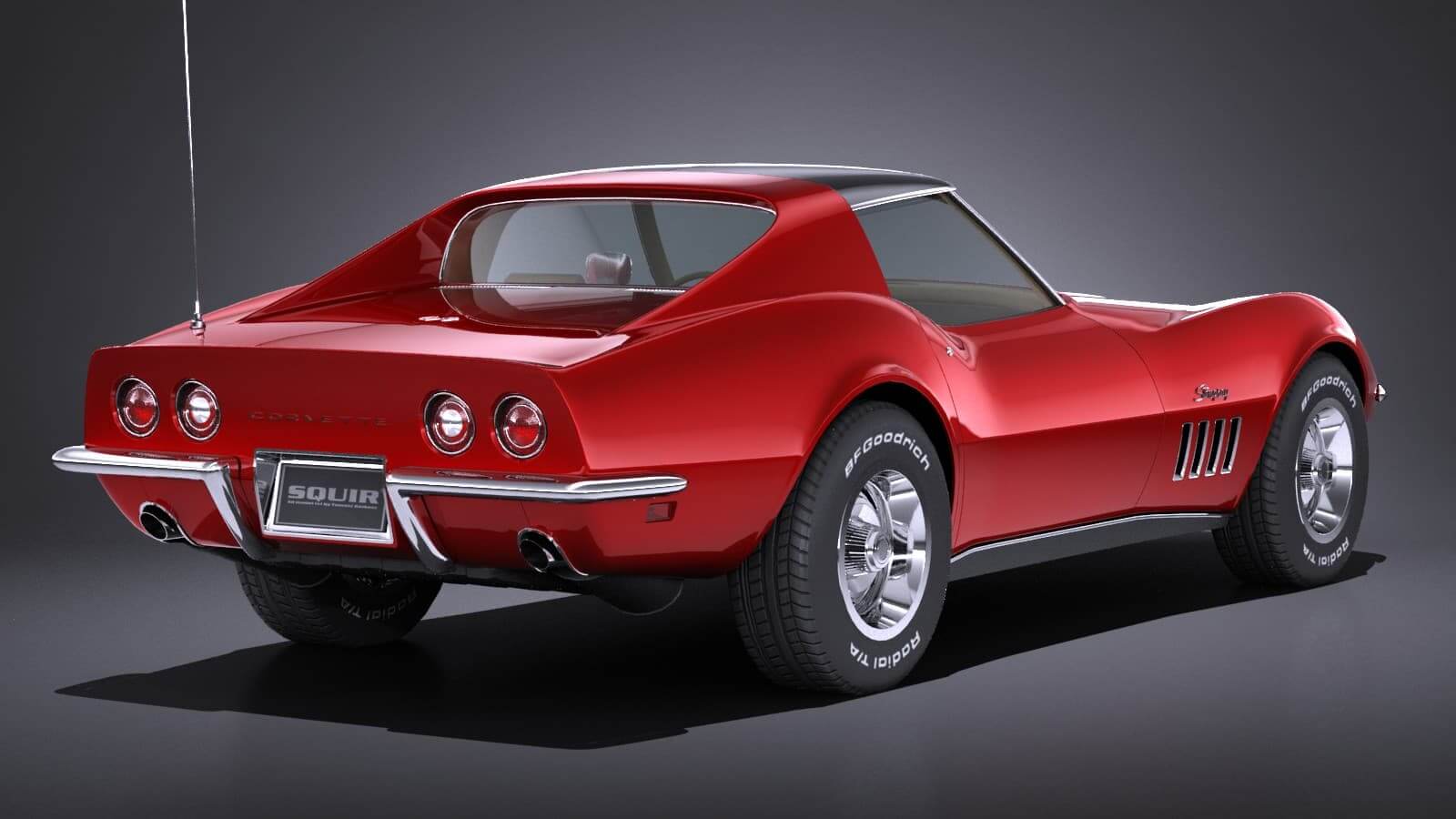 Chevrolet Corvette C3 1969 - 3D Model by SQUIR