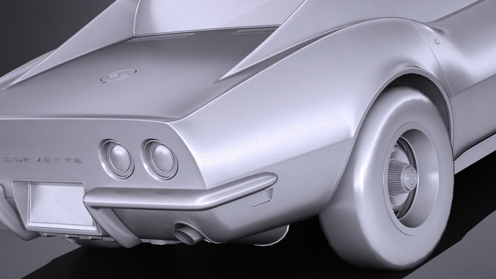 Chevrolet Corvette C3 1969 - 3D Model by SQUIR