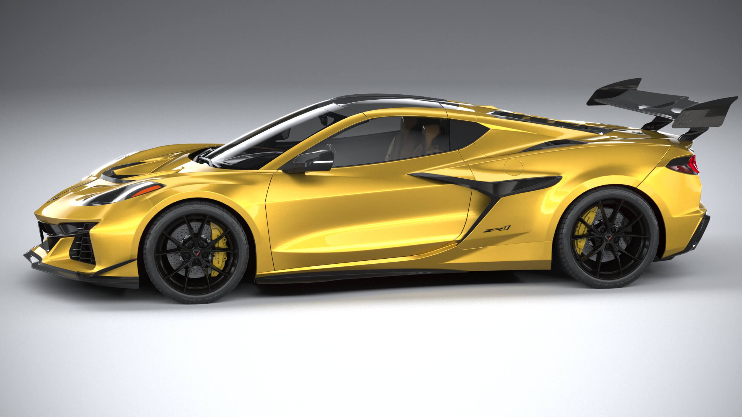 Corvette ZR1 2025 Low-Poly 3D Model by SQUIR