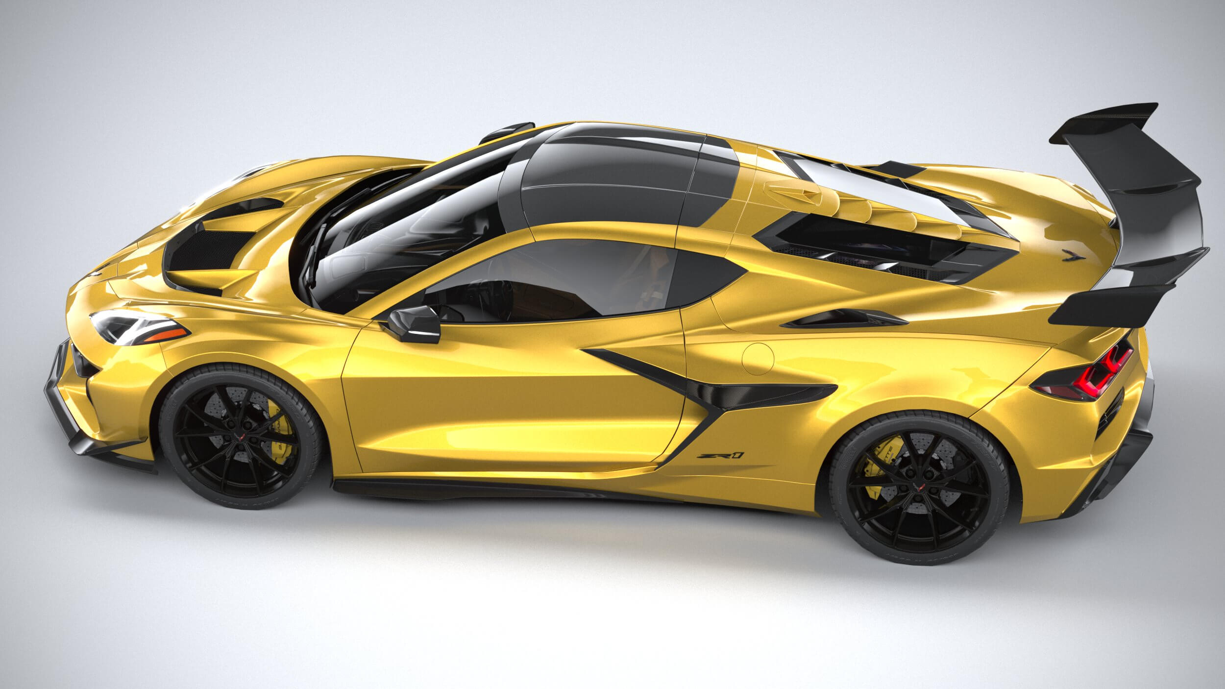 Corvette ZR1 2025 Low-Poly 3D Model by SQUIR