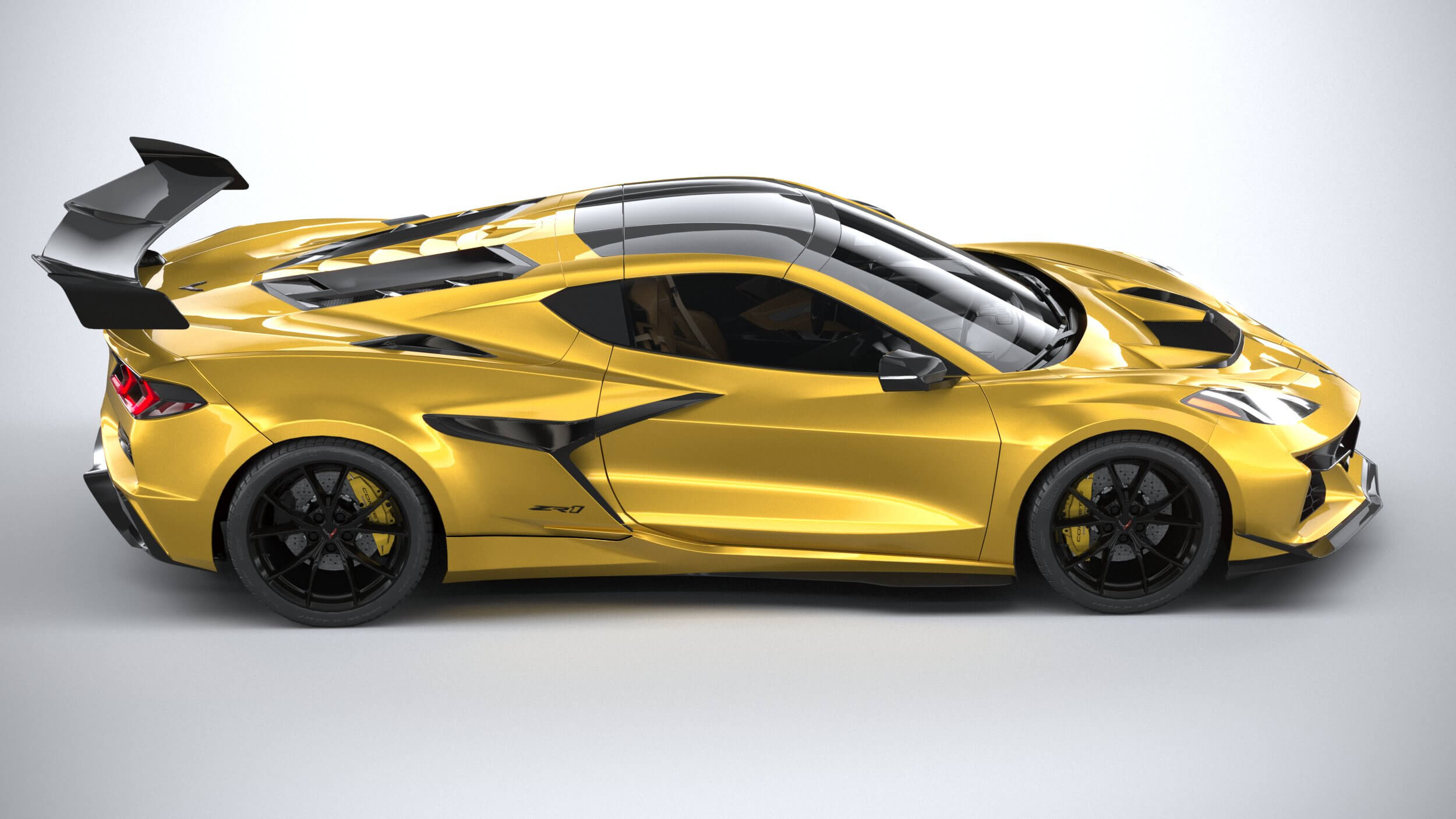 Corvette ZR1 2025 Low-Poly 3D Model by SQUIR