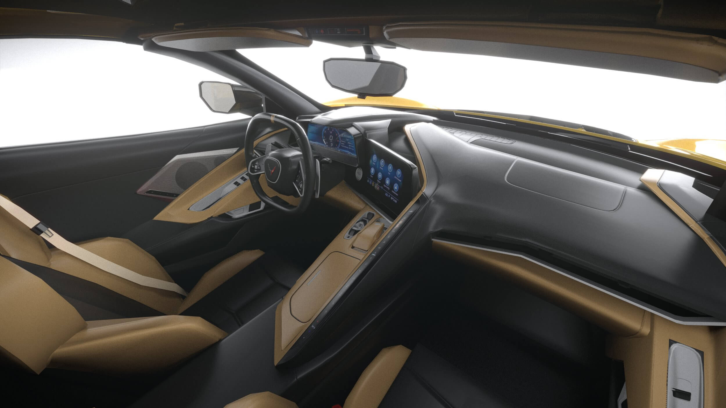 Corvette ZR1 2025 Low-Poly 3D Model by SQUIR