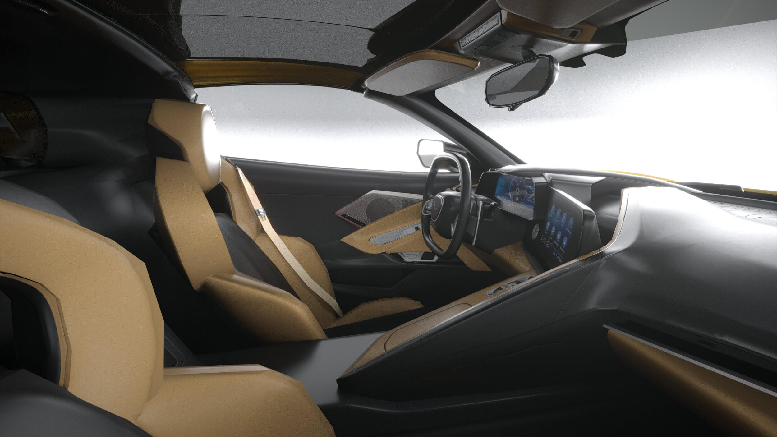 Corvette ZR1 2025 Low-Poly 3D Model by SQUIR